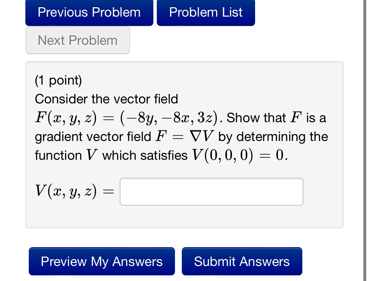 Solved Previous ProblemProblem ListNext Problem(1 | Chegg.com