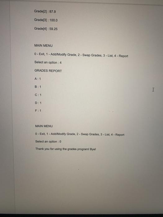 Solved Write Program In Java Class Namehigh Schoolgrades 