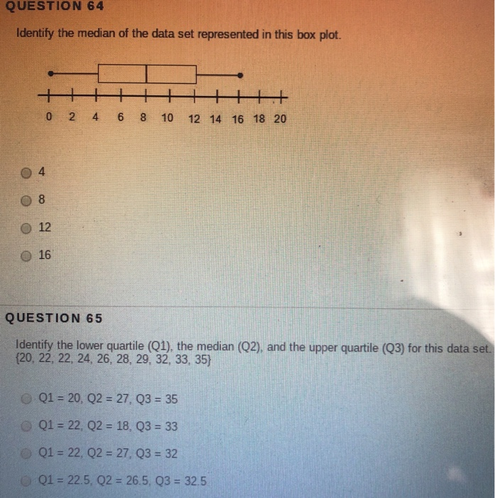 Solved QUESTION 63 Which set of data best represents this | Chegg.com