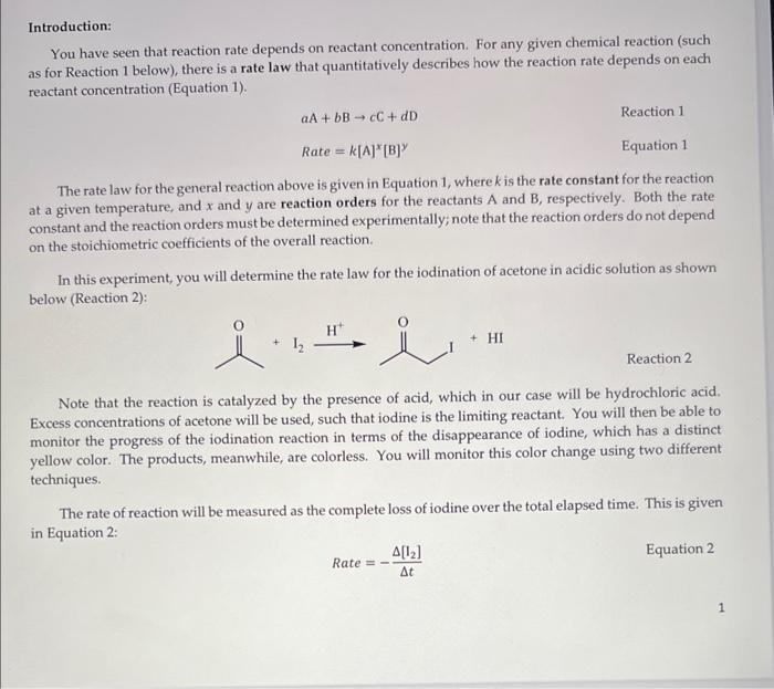 Solved Examine the Procedure. Calculate the concentration | Chegg.com