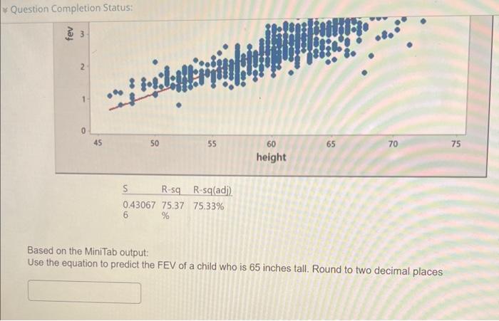 Question Completion Status: fev 3 2 1 0- 45 50 S 55 | Chegg.com