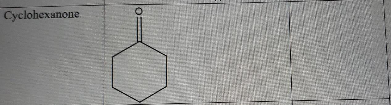 Solved o Cyclohexanone FTIR BP: Common Name: kertone IUPAC | Chegg.com