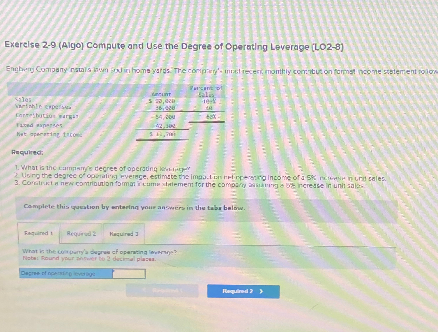 Exerclse 2-9 (Algo) ﻿Compute and Use the Degree of | Chegg.com