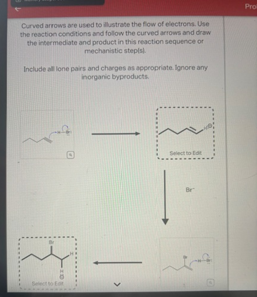 Solved Curved arrows are used to illustrate the flow of | Chegg.com