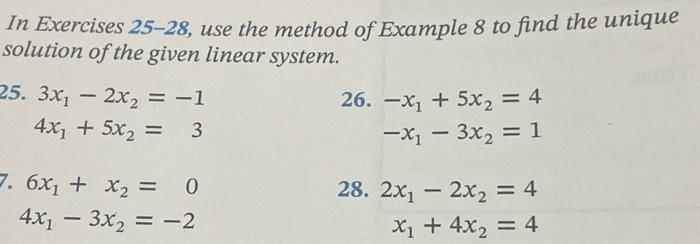 Solved In Exercises 25-28, use the method of Example 8 to | Chegg.com