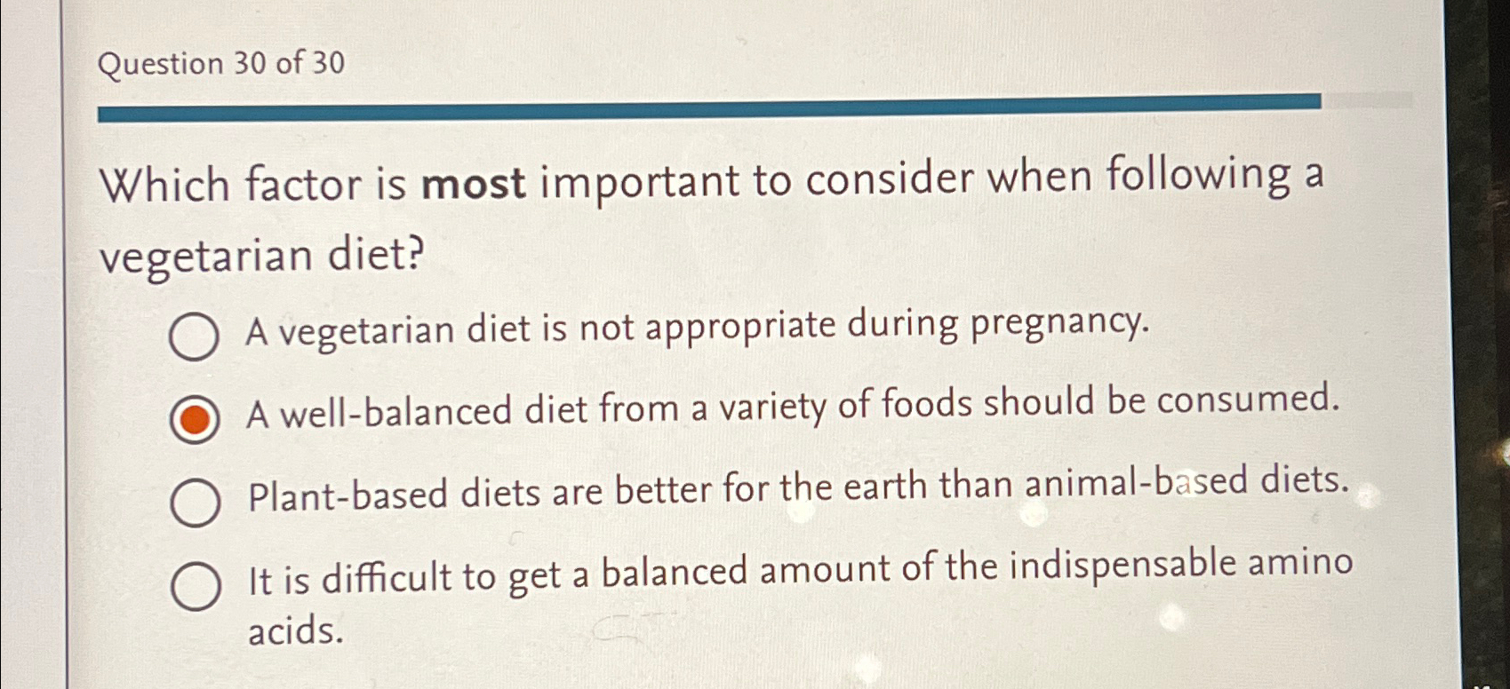 Solved Which factor is most important to consider when | Chegg.com