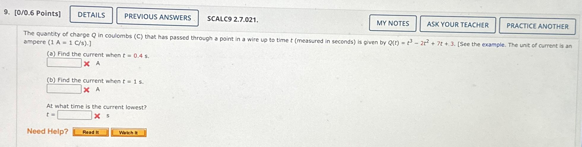 Solved A graphing calculator is recommended.A particle moves | Chegg.com
