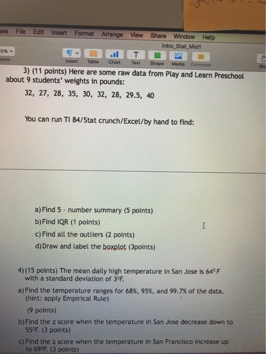 Solved es File Edit Insert Format Arrange View Share Window | Chegg.com