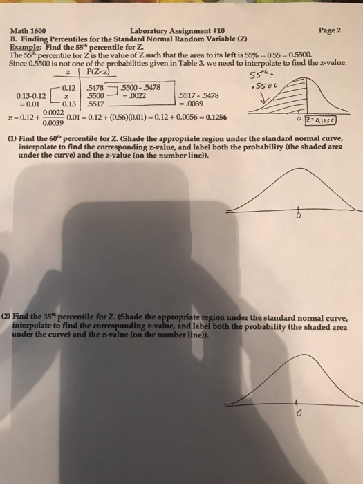 Solved IL Math 1600 Laboratory Assignment +10 Name Using the | Chegg.com