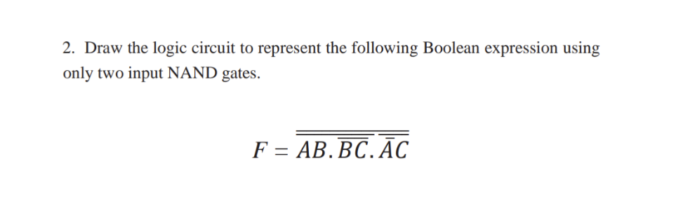 Solved Draw the logic circuit to represent the following | Chegg.com