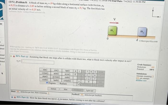 Solved us M leted eted " leted leted leted) J (11%) Problem | Chegg.com