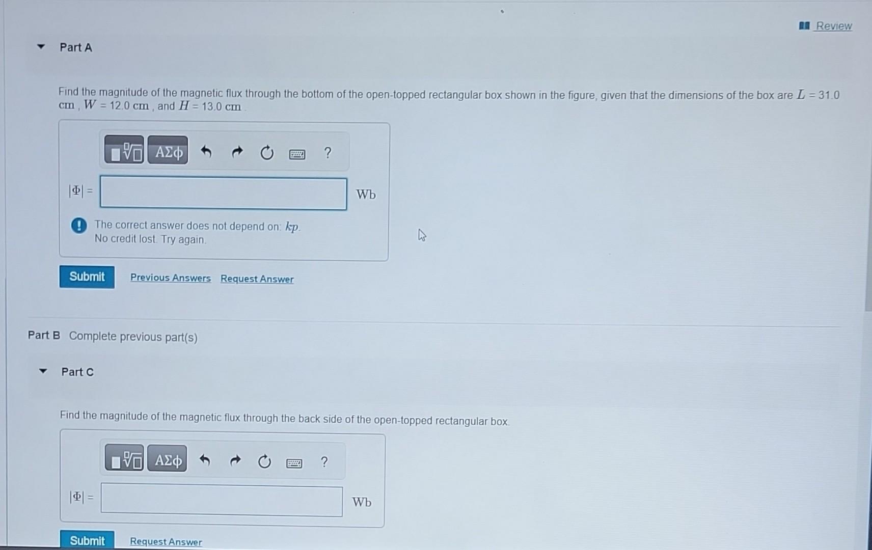 Solved A uniform magnetic field of 0.0220 T points | Chegg.com