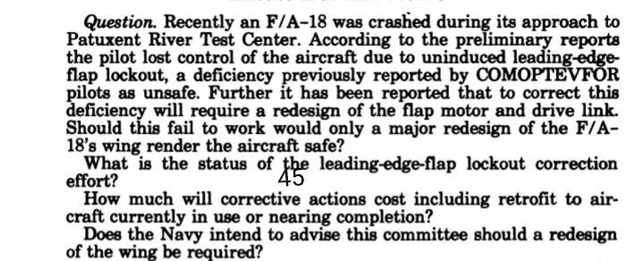 Solved Question. Recently an F/A-18 was crashed during its | Chegg.com