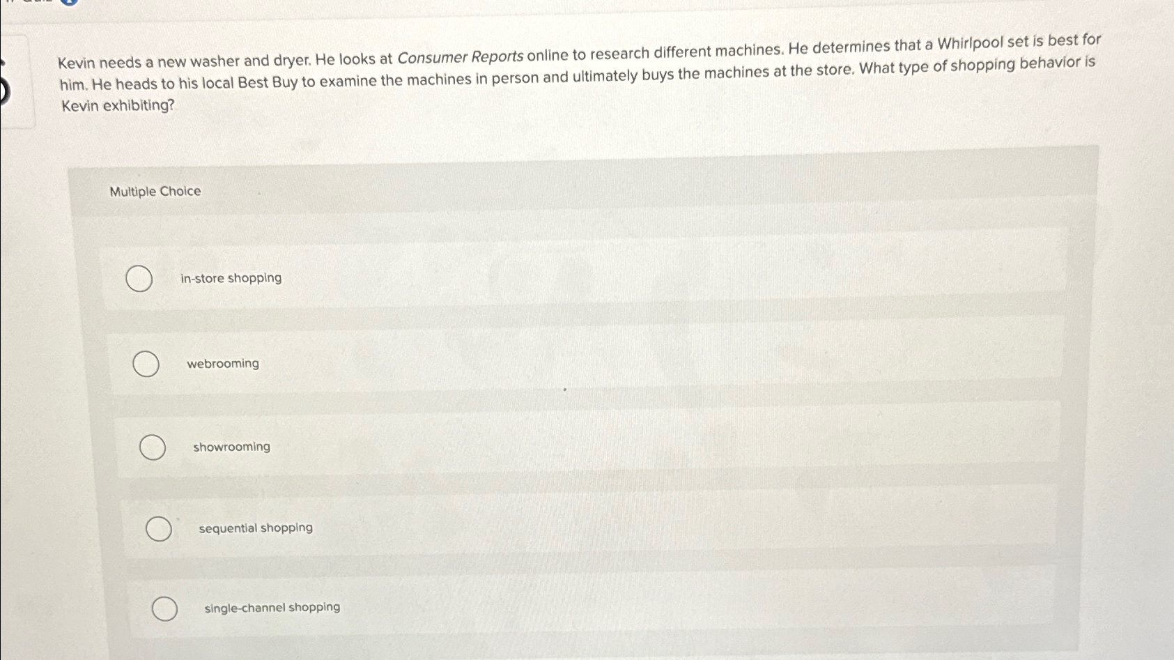 Solved Kevin needs a new washer and dryer. He looks at | Chegg.com