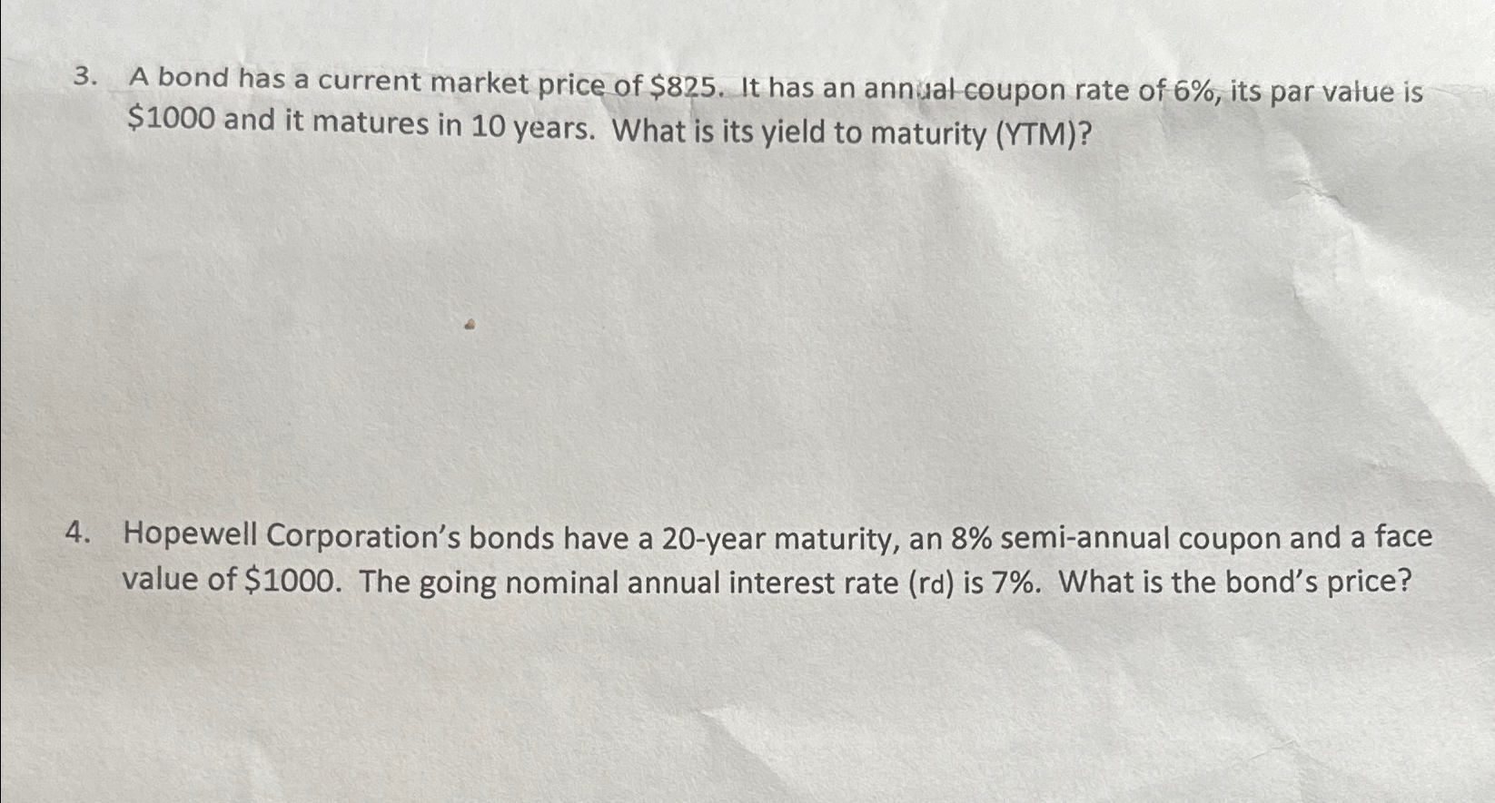 Solved A bond has a current market price of $825. ﻿It has an | Chegg.com