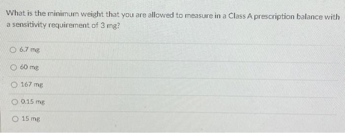 Solved What is the minimum weight that you are allowed to | Chegg.com