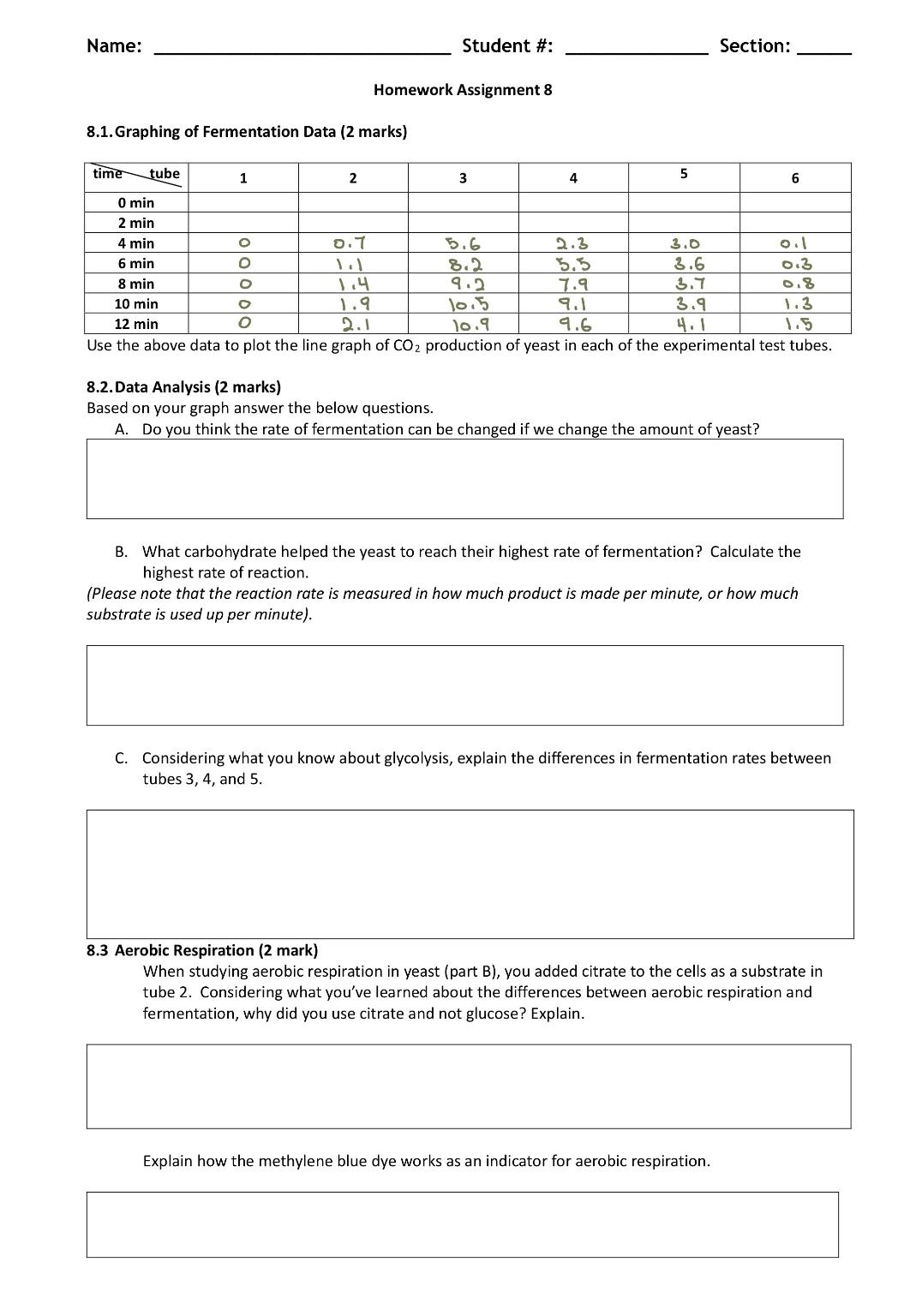 Solved Name:Student #:Section:Homework Assignment 88.1. | Chegg.com Solved Name:Student #:Section:Homework Assignment 88.1. | Chegg.com