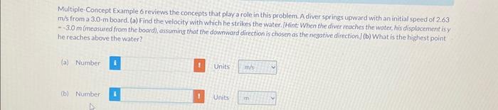 Solved Multiple.Concept Example 6 reviews the concepts that | Chegg.com