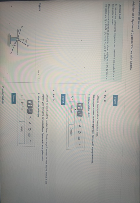 Solved Part A Learning Goal: To calculate the components, | Chegg.com