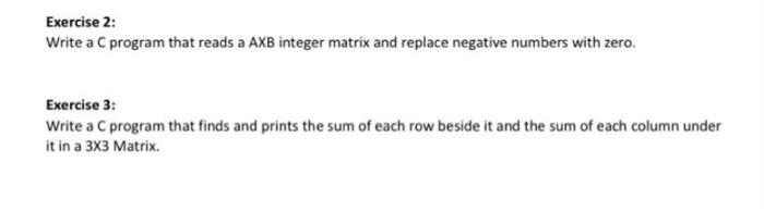 Solved In C Languge Please Only 