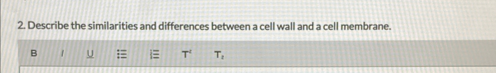 Solved Describe the similarities and differences between a | Chegg.com