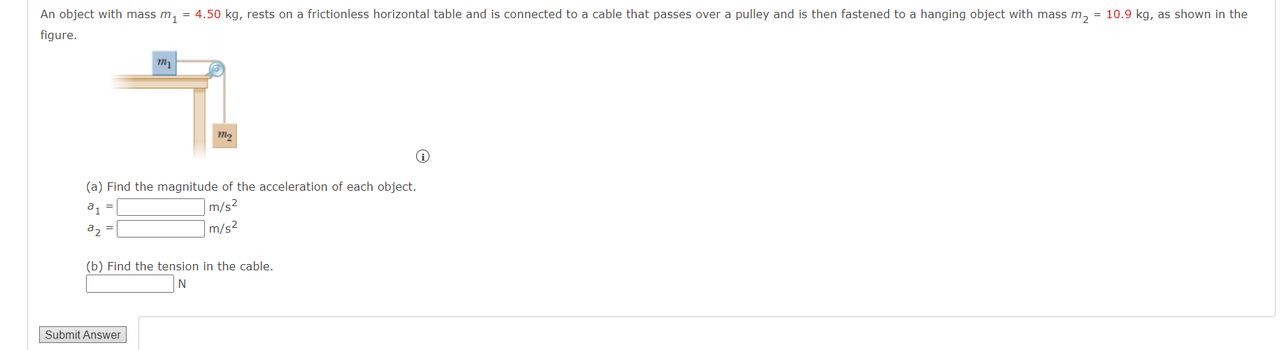Solved figure.(i)(a) ﻿Find the magnitude of the acceleration | Chegg.com
