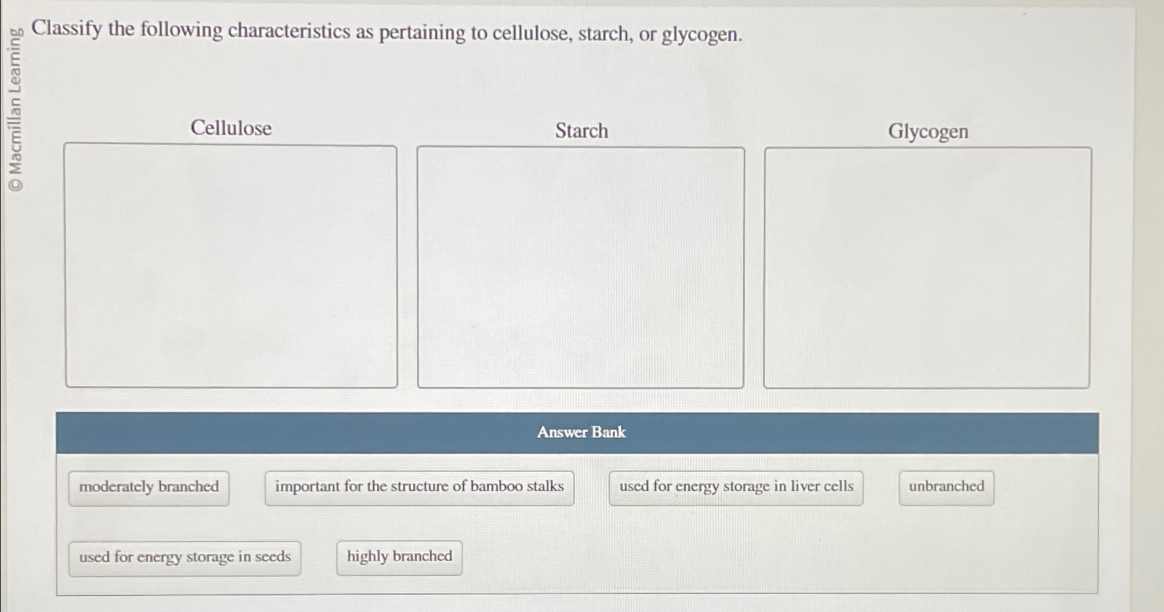 Solved Classify the following characteristics as pertaining | Chegg.com