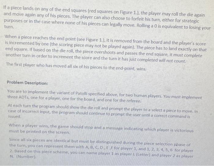 Solved Game Description: Note: Video with Description is | Chegg.com