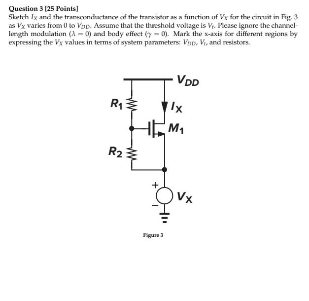 Solved Question 3 (25 Points) Sketch Ix and the | Chegg.com
