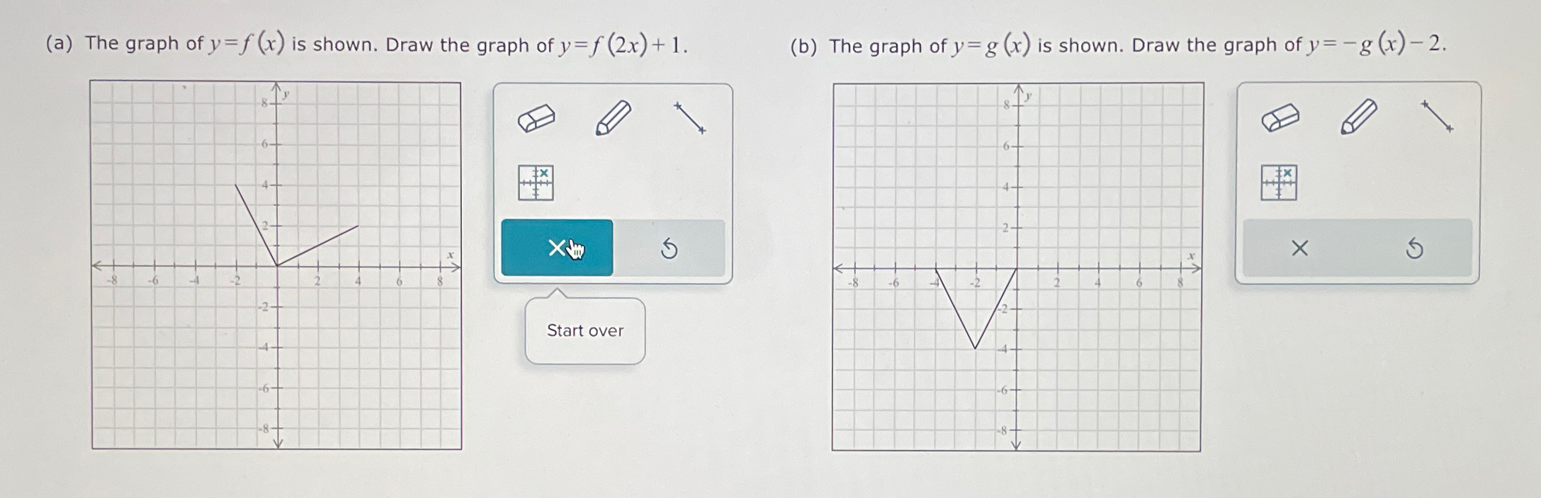Solved (a) ﻿The graph of y=f(x) ﻿is shown. Draw the graph of | Chegg.com