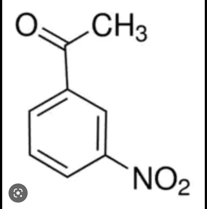 Solved This is an NMR of 3-nitroacetophenone. The second | Chegg.com