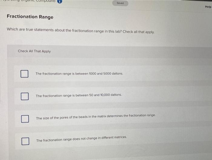 Solved Column Chromatography Another name for separation in | Chegg.com
