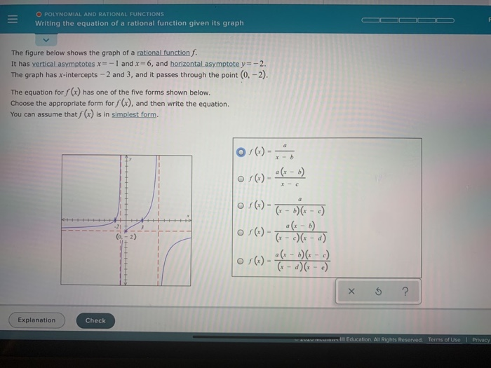 Solved O POLYNOMIAL AND RATIONAL FUNCTIONS Writing the | Chegg.com