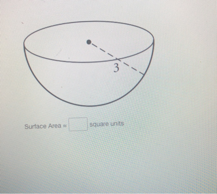 Solved 3 Surface Area square units | Chegg.com