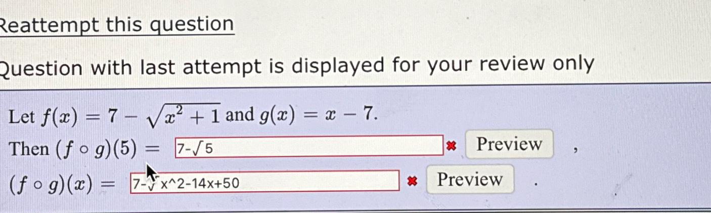 Solved Reattempt this questionQuestion with last attempt is | Chegg.com