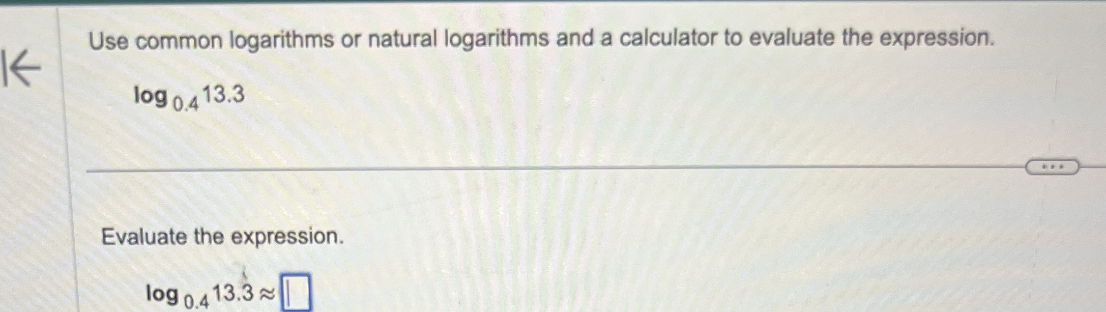 Solved Use common logarithms or natural logarithms and a | Chegg.com
