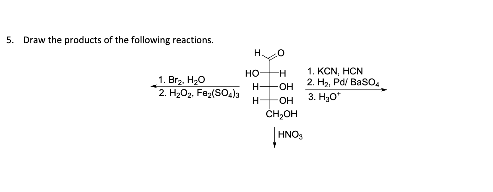 Solved Draw the products of the following | Chegg.com