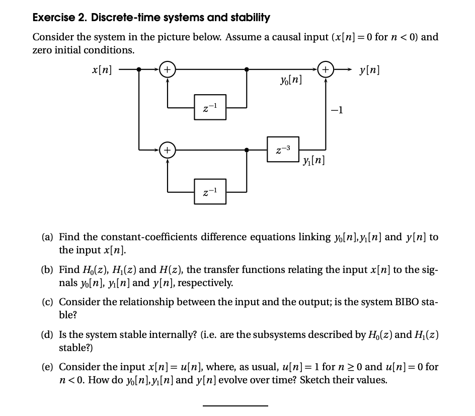 Solved Exercise 2 discrete Time Systems And
