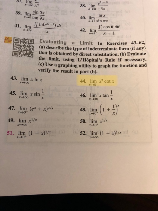 Solved D O al's a s Evaluating a Limit In Exercises 15-42, | Chegg.com
