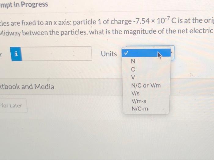 Solved Two particles are fixed to anx axis: particle 1 of | Chegg.com
