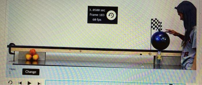 The bowling ball in the video has a mass of7.26 kg | Chegg.com