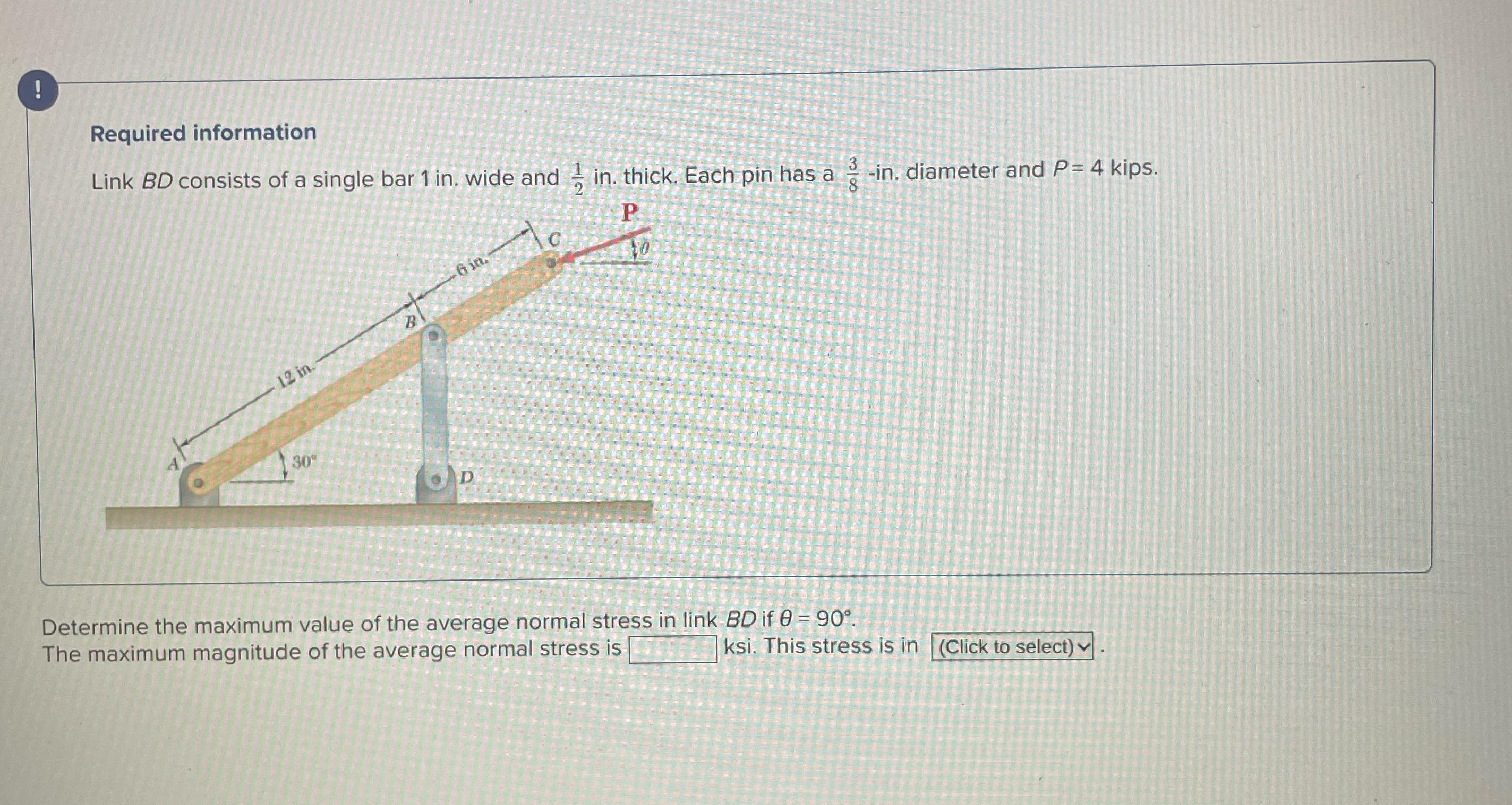 Solved !Required informationLink BD ﻿consists of a single | Chegg.com
