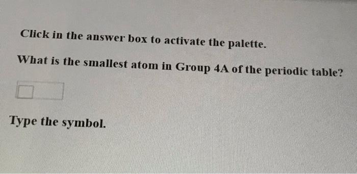 Solved Click in the answer box to activate the palette. What | Chegg.com