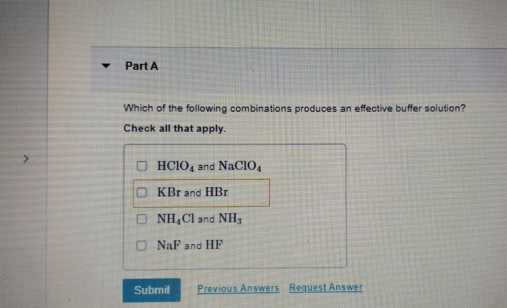 Solved Part A Which of the following combinations produces | Chegg.com