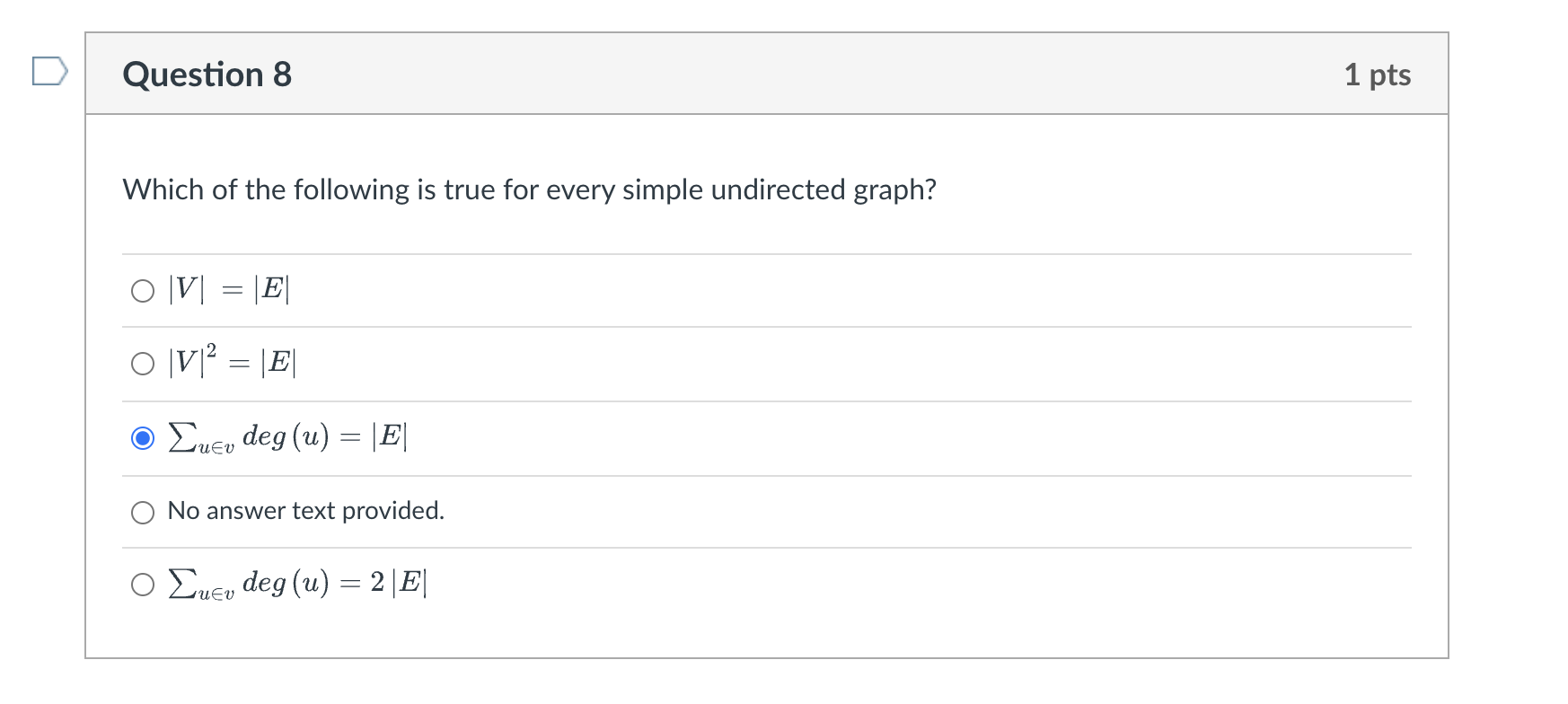 Solved Question 8Which of the following is true for every | Chegg.com
