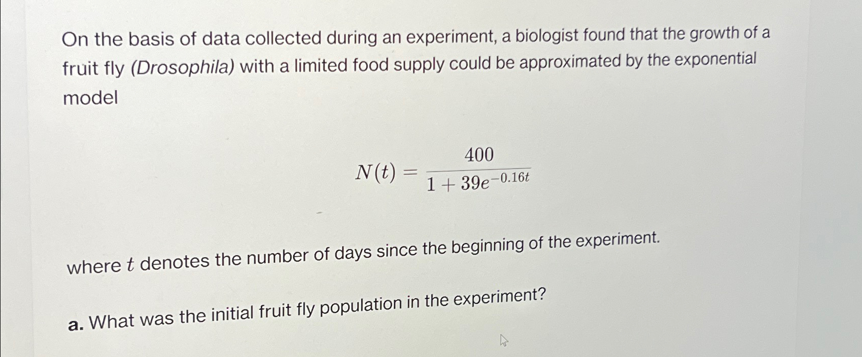 Solved On the basis of data collected during an experiment, | Chegg.com