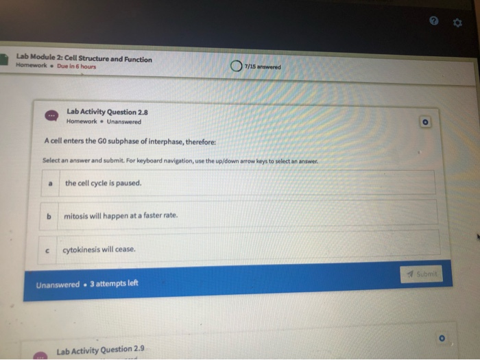 Lab Module 2: Cell Structure and Function Homework . | Chegg.com
