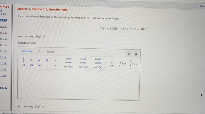 Solved OURCES Chapter 1, Section 1.6, Question 006 Determine | Chegg.com Solved OURCES Chapter 1, Section 1.6, Question 006 Determine | Chegg.com