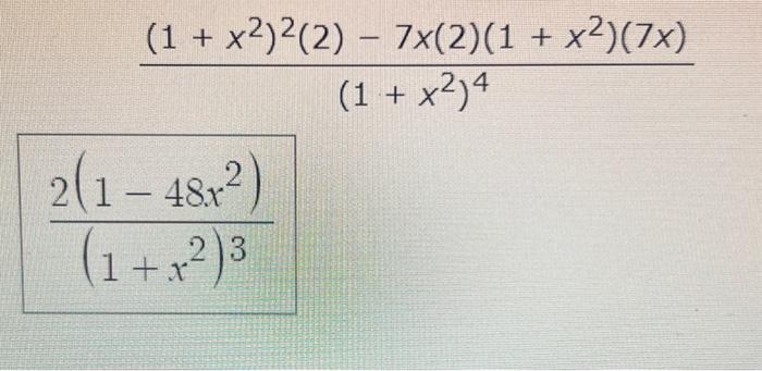Solved The problem states, Simplify the expression by first | Chegg.com