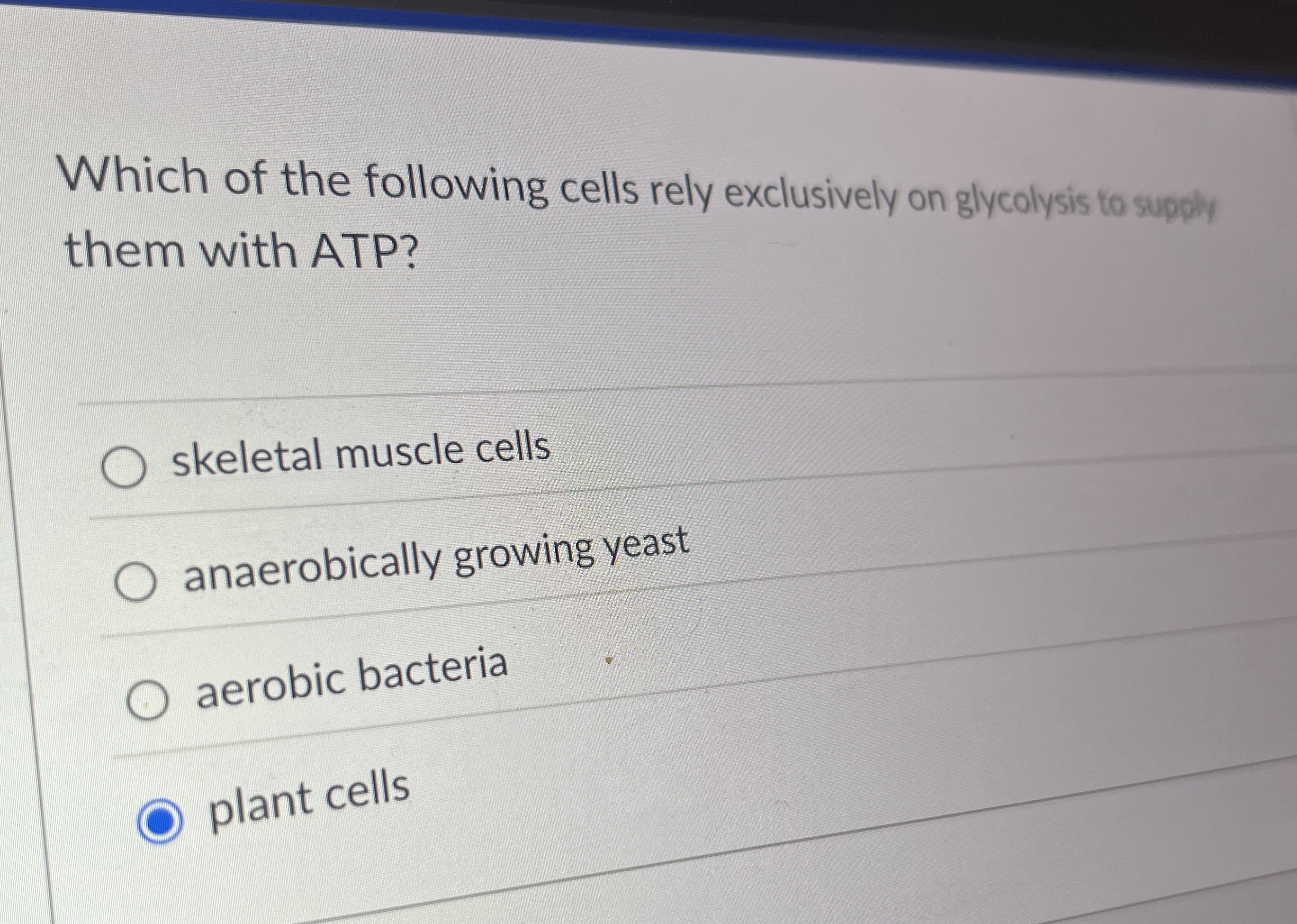 Solved Which of the following cells rely exclusively on | Chegg.com
